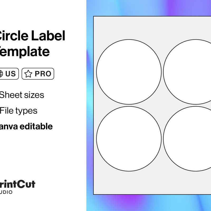 Circle Labels - Etsy