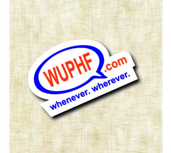 The Office WUPHF 3 Single Sticker Decal Laptop | Etsy