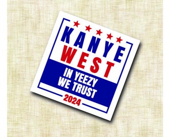 Kanye West Sticker - Etsy