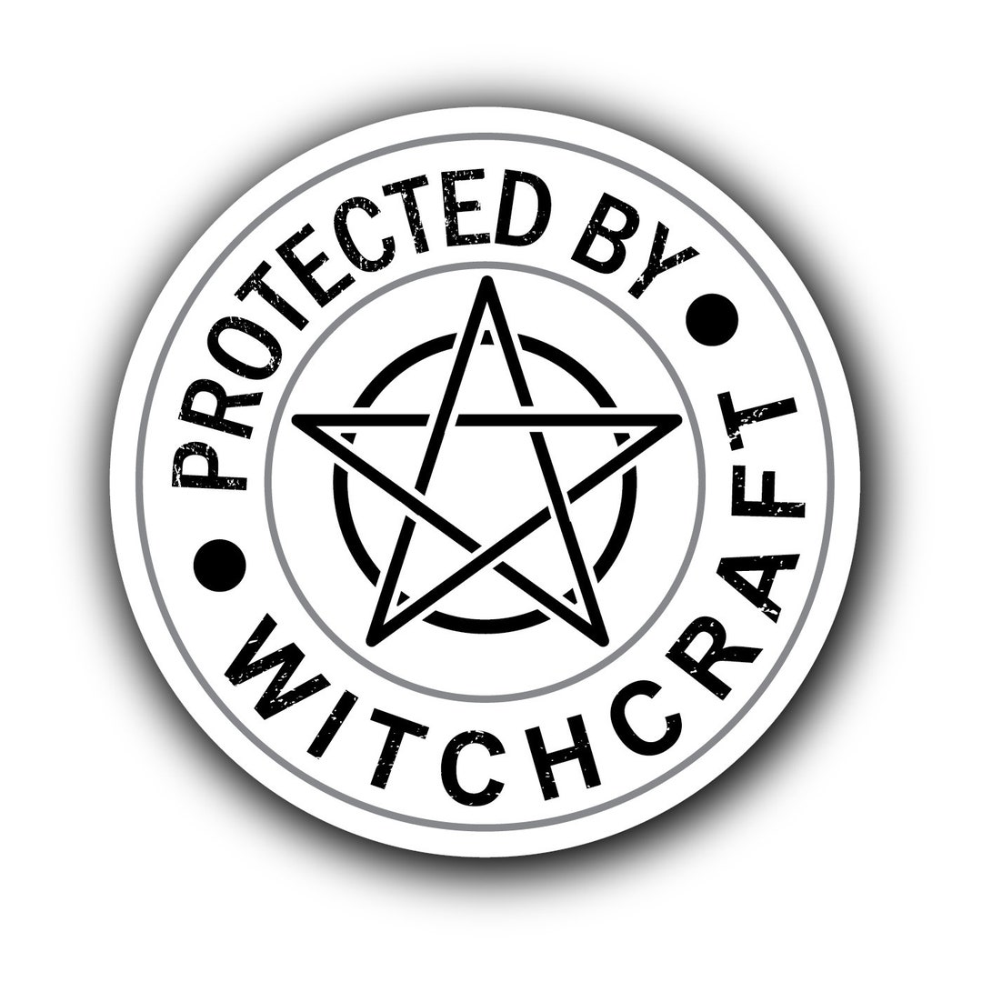 Protected by Witchcraft Vinyl Decal Sticker Waterproof Car Truck Van ...