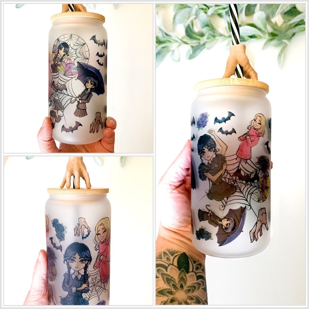 Wednesday Cup Full Wrap /adams Family Cup/ Halloween Cup/horror Movie ...