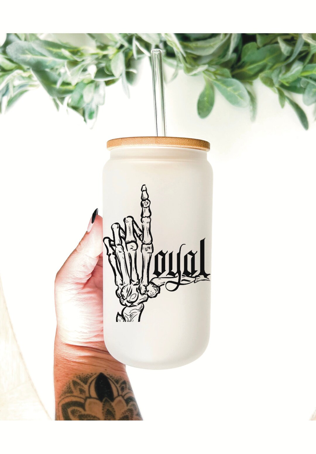 Loyal Skeleton Cup/ Libbey Cup/skeleton Beer Can Cup/ Glass Beer Can ...