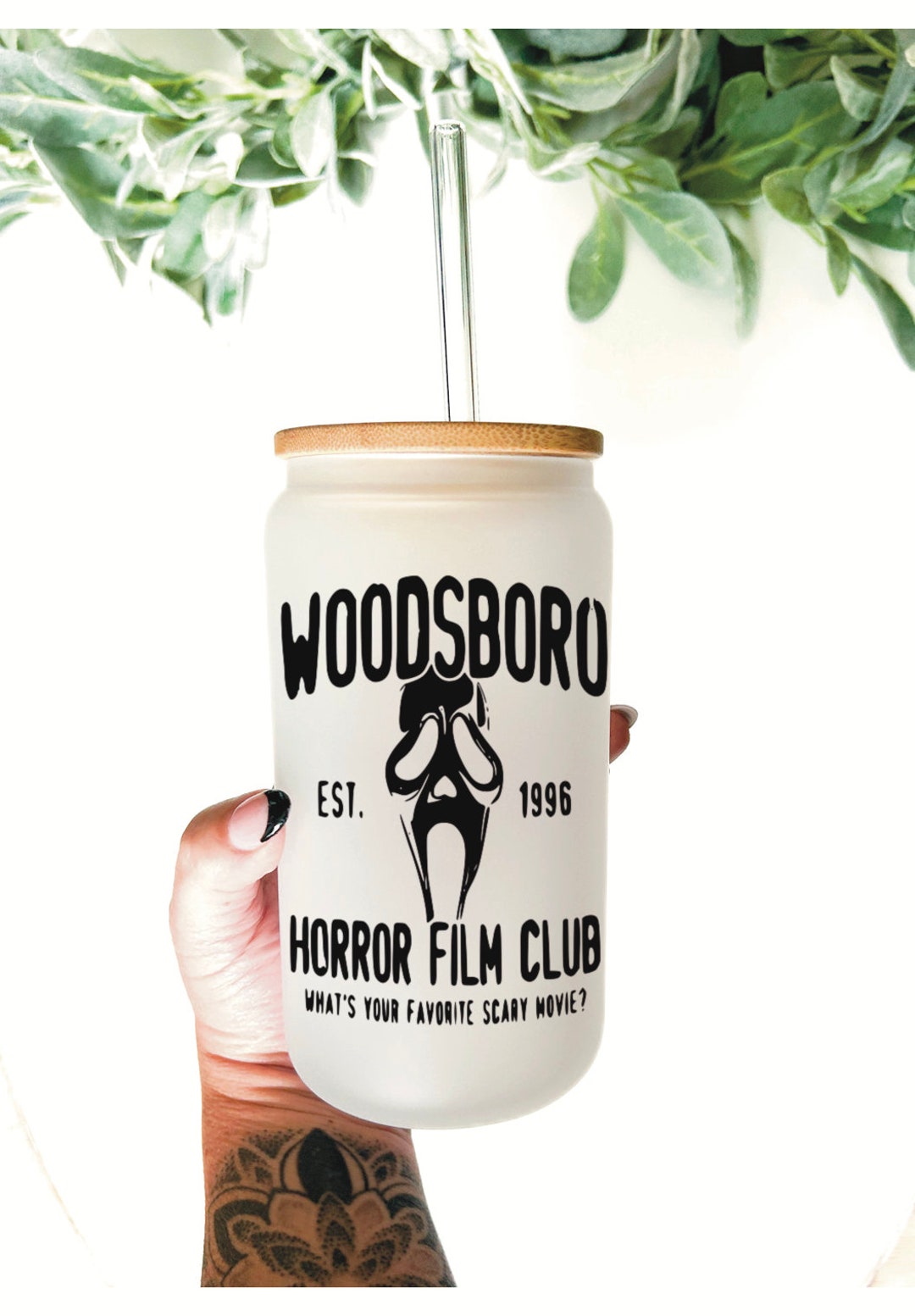 Woodboro Ghost/ Scream/ Halloween Cup/horror Movie Beer Can - Etsy