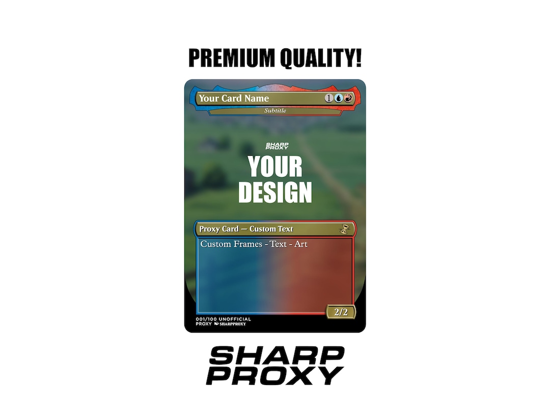 Custom Magic the Gathering Card – Personalized Fan-made Card Design ...