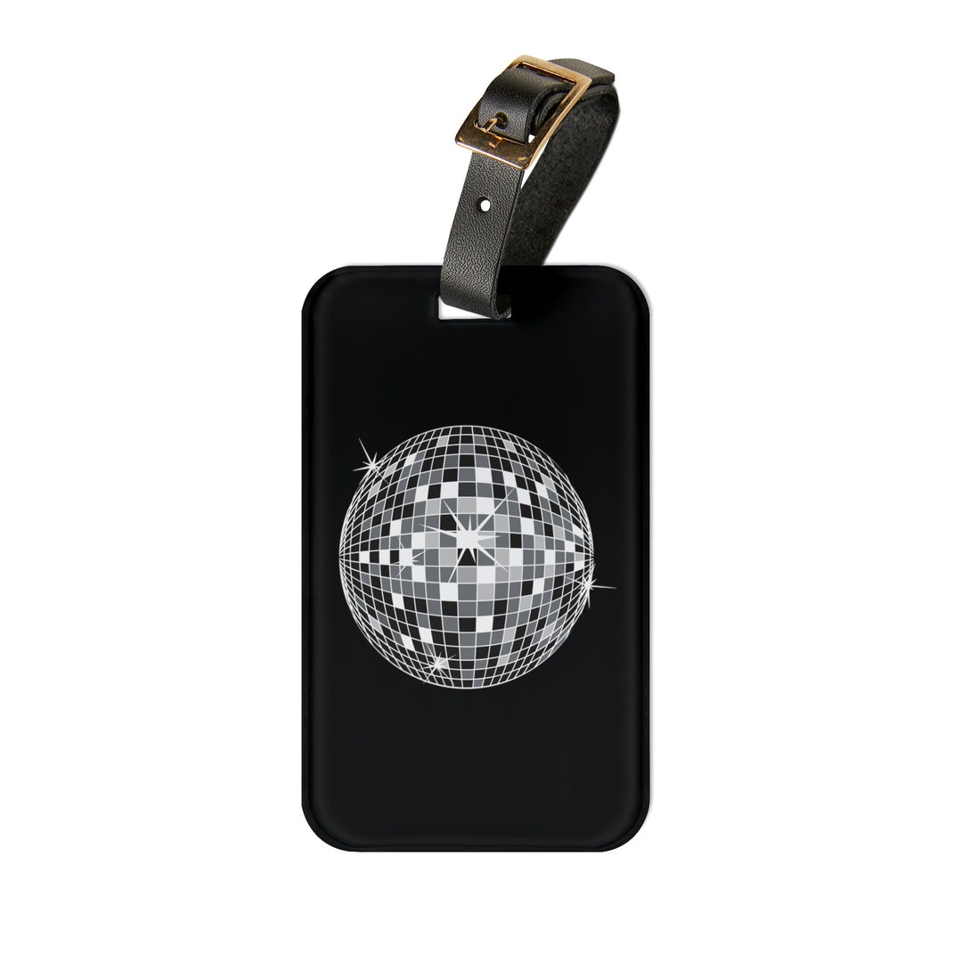 Get Groovy With Our 1970 Disco Ball Luggage Tags Turn Heads and Add a ...
