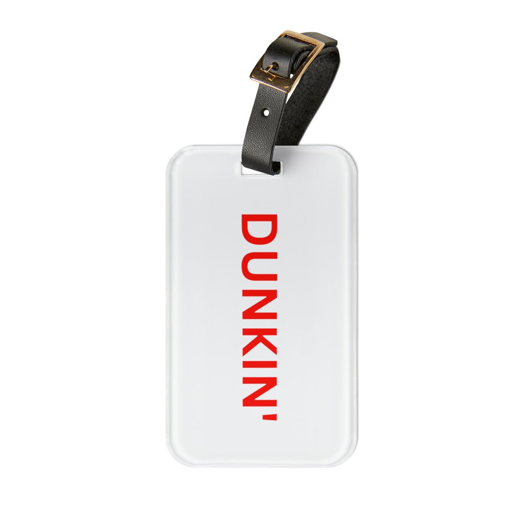 Travel in Style With Dunkin Inspired Luggage Tags Unique Bag ...