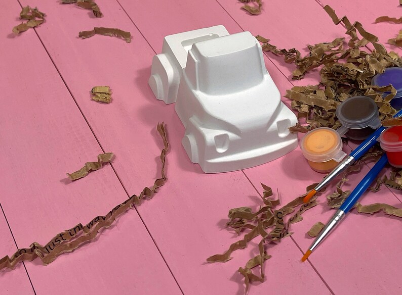 Paint Your Own Craft 3D Cars, Plaster of Paris, Kids Activity Set ...