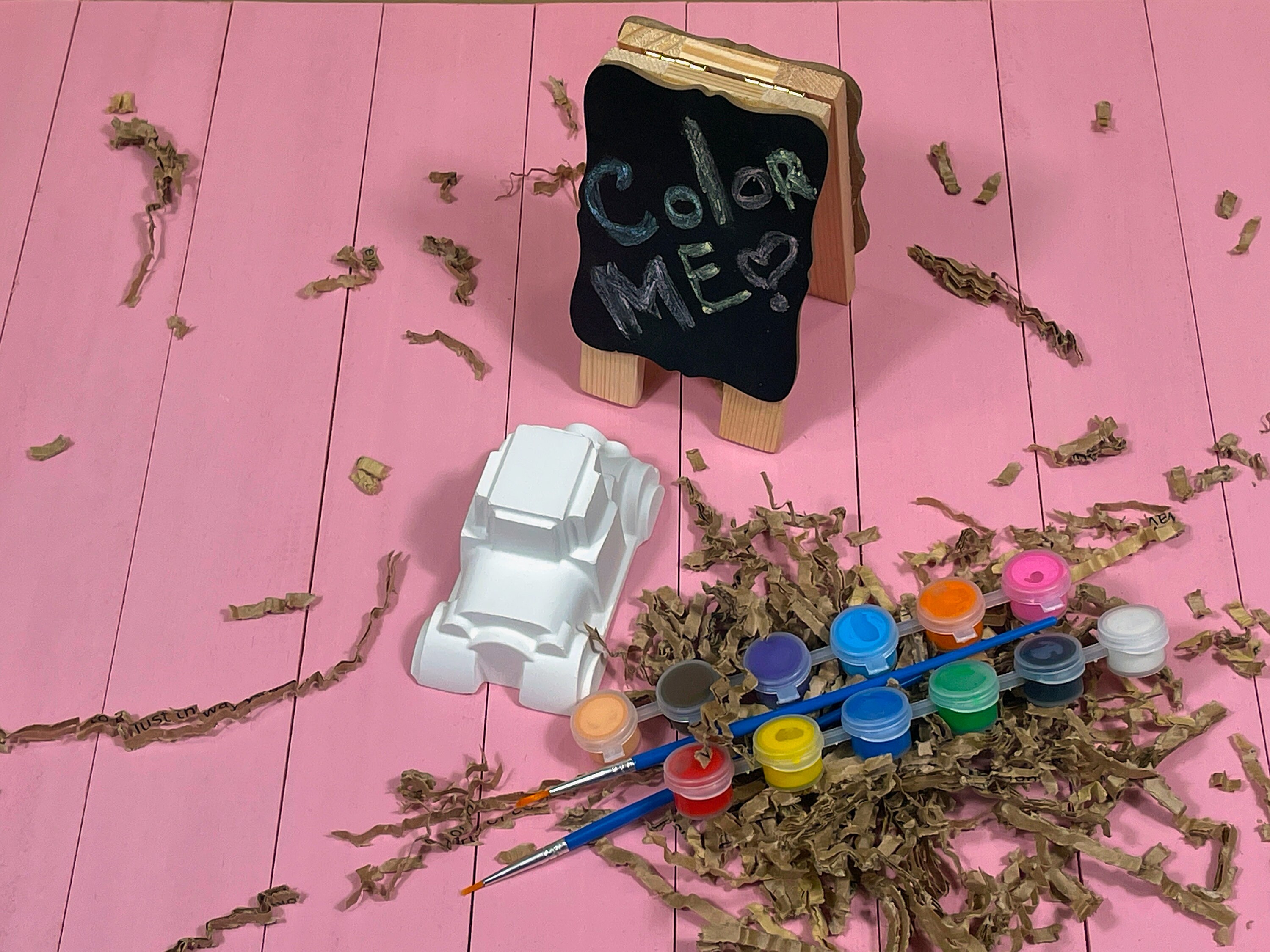 Paint Your Own Craft 3D Cars, Plaster of Paris, Kids Activity Set ...