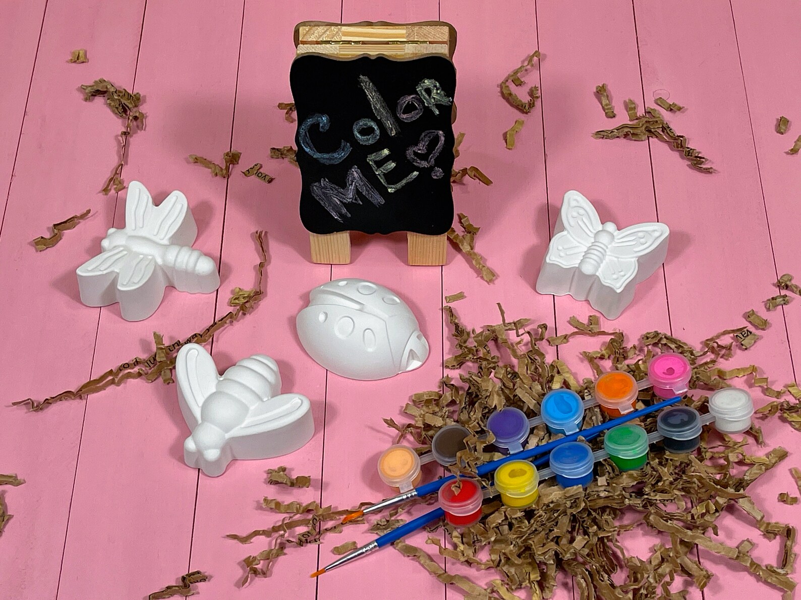 Paint Your Own Craft Insect, Kids Activity Paint, Plaster of Paris, DIY ...