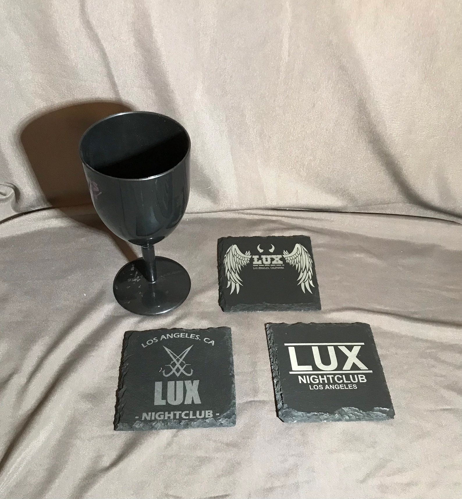 Lux Nightclub Coasters - Lucifer Tv Show - Set of Two or Choice of All ...