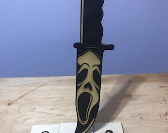 Scream Ghost Face Fake Knife - Etsy