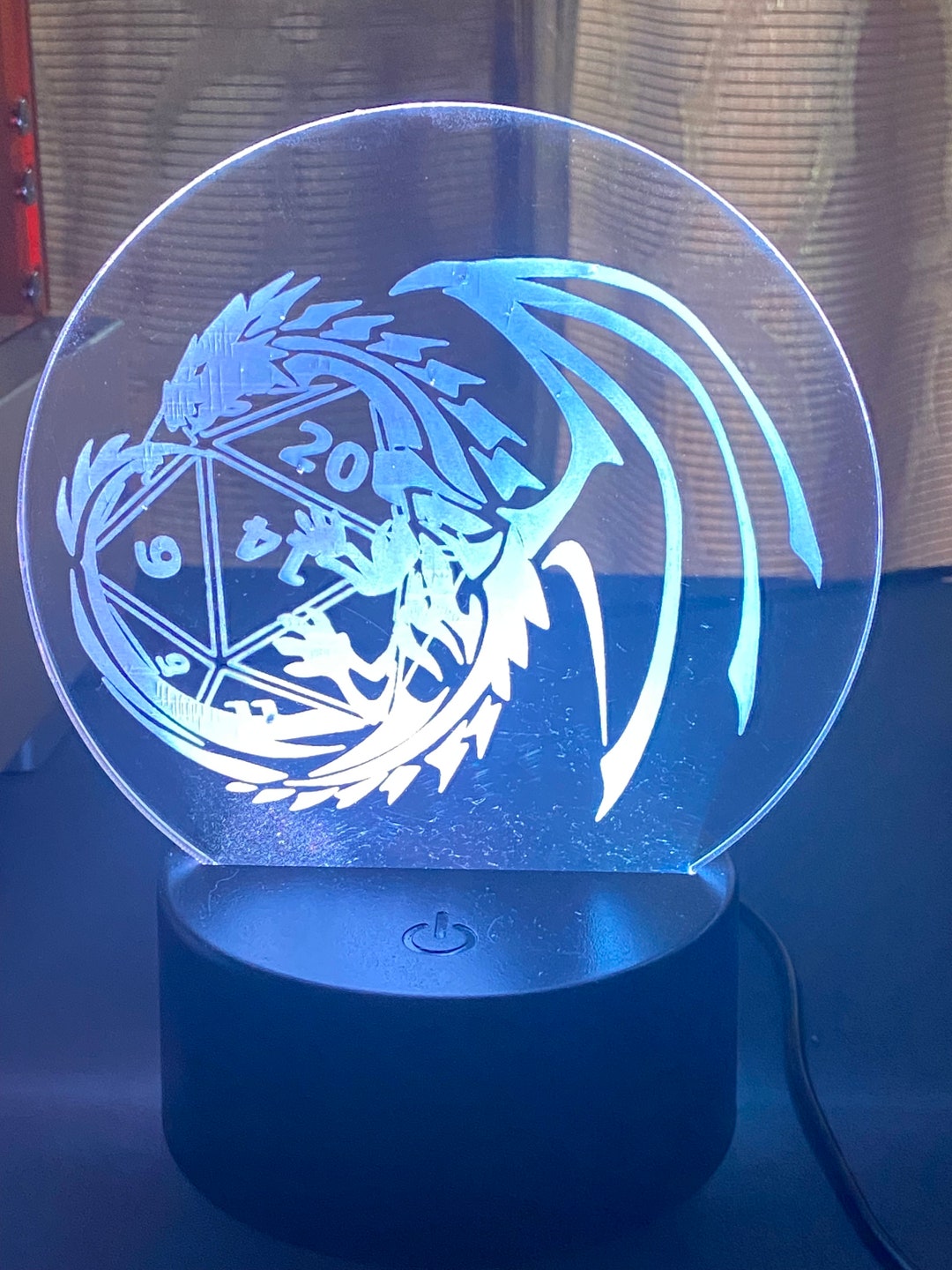 Dnd Custom Dragon/diceled Light. - Etsy