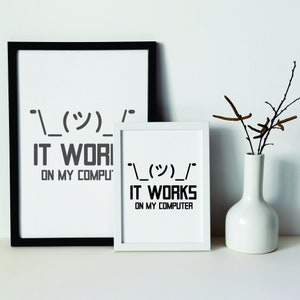 It Works on My Computer Svg, Programmer Svg, Programmer, Coding, Shirt ...