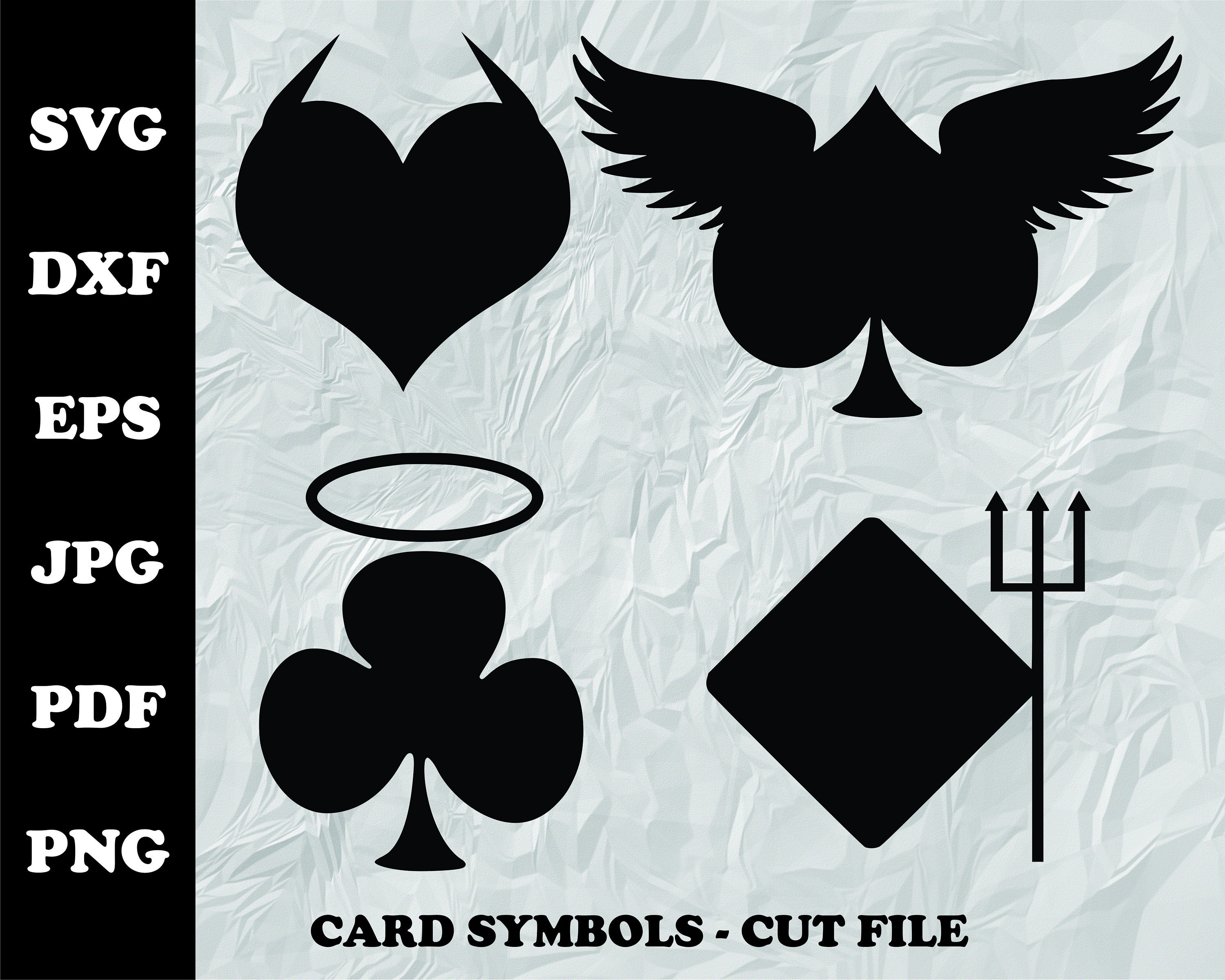 Card Symbols Svg, Cards Svg, Cards, Playing Cards Svg, Playing Card ...