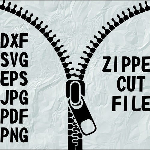 Zipper Svg Zipper Clipart Zipper File for Cricut Ziper Cut - Etsy