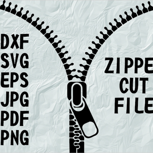 Zipper Svg - Etsy