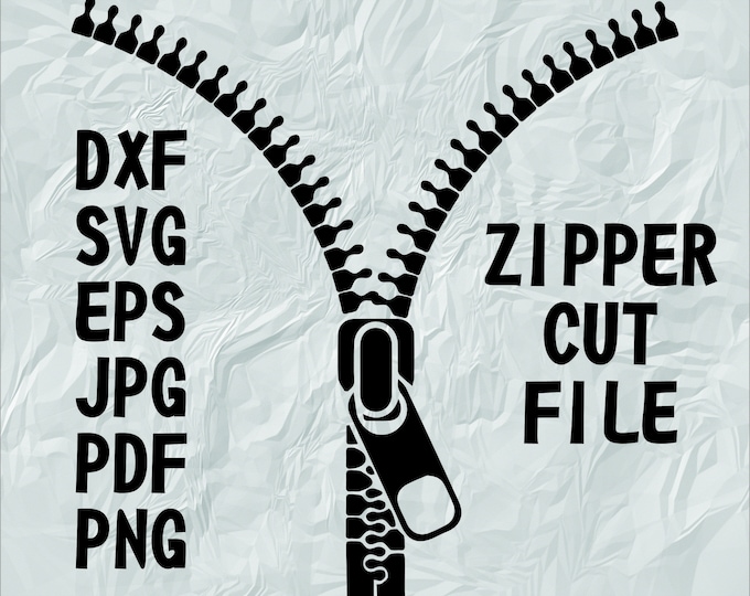 Zippers Svg File, Zipper Clipart, Zipper Outline SVG, Zipper Png, Open ...