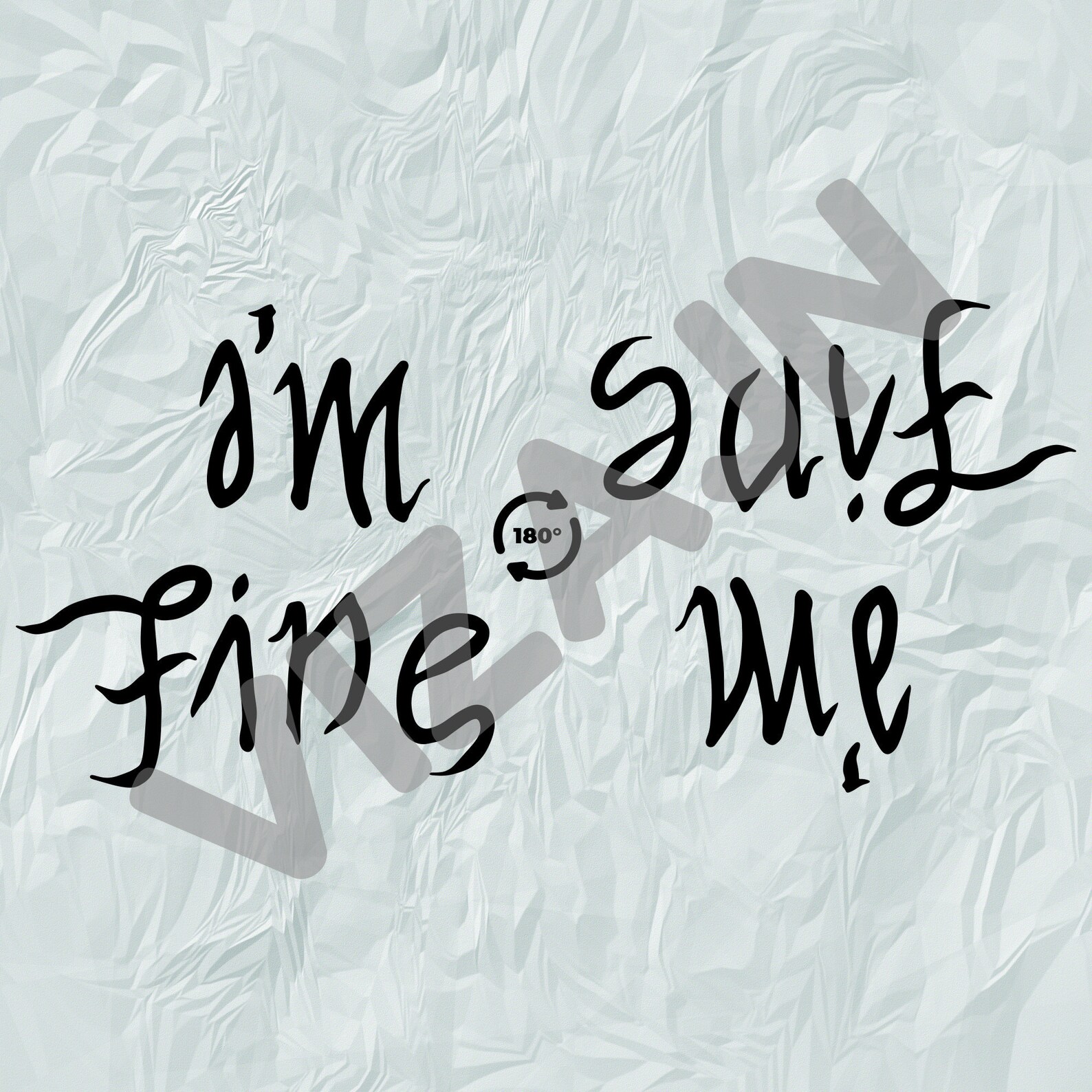 Im fine save me svg im fine svg save me svg mental health - Etsy France