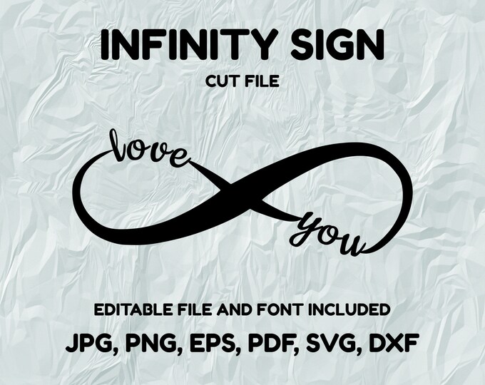 Infinity Sign SVG | Heart Infinity Sign SVG | Love Infinity SVG | Cut ...