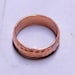 Hammered Copper Band Ring: Pure Copper Jewelry - Etsy