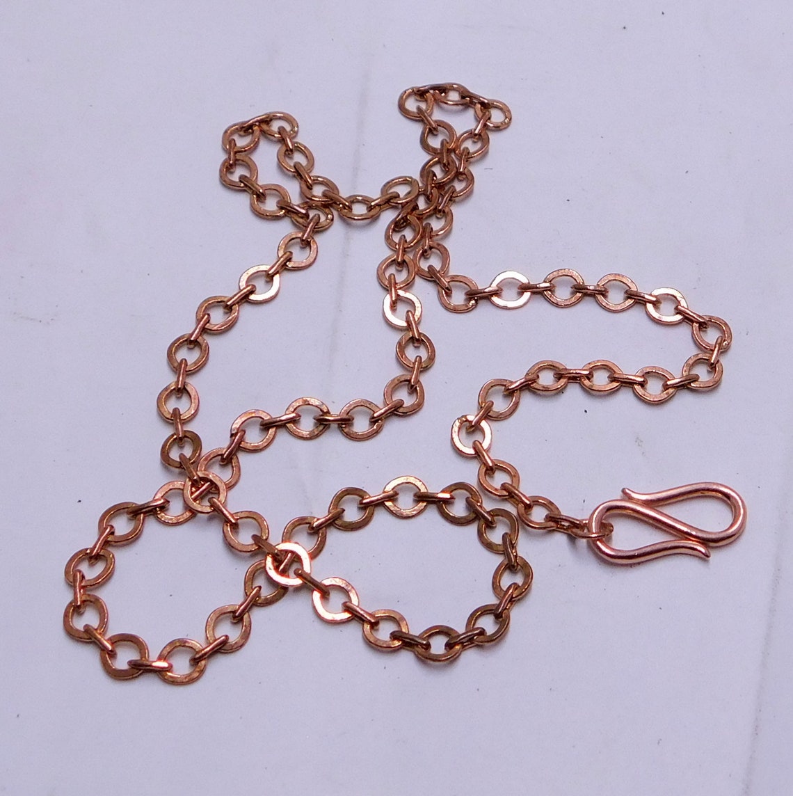 Copper Rope Chain Necklace Handmade Copper Jewelry Pure Copper - Etsy