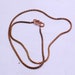 Pure Copper Snake Chain ,solid Copper Chain , Snake Chain Necklace ...