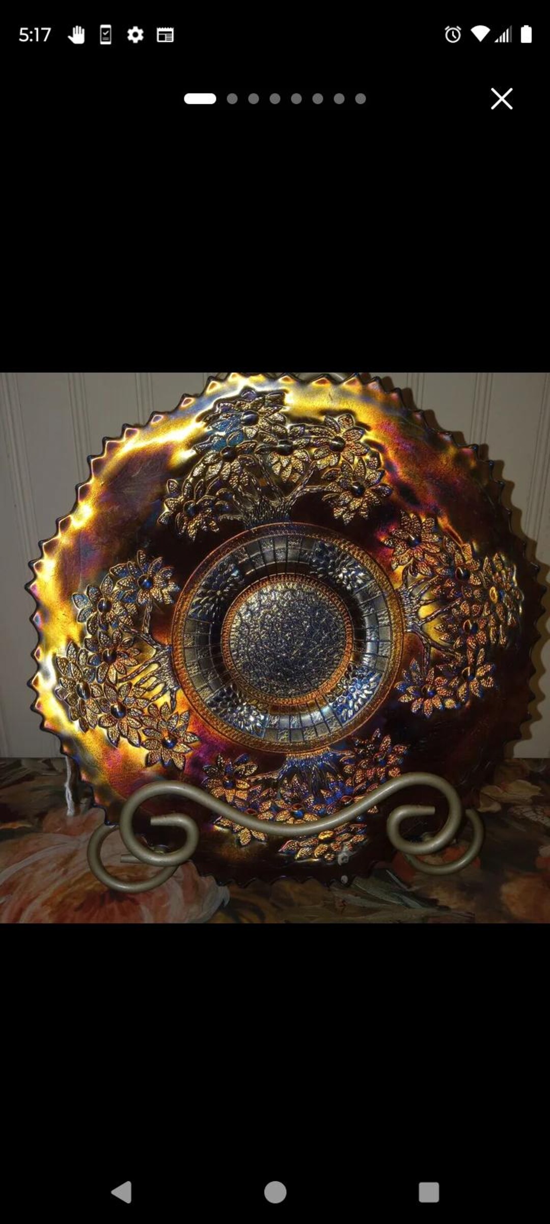 Fenton 1911 " Orange Tree" Plate - Etsy