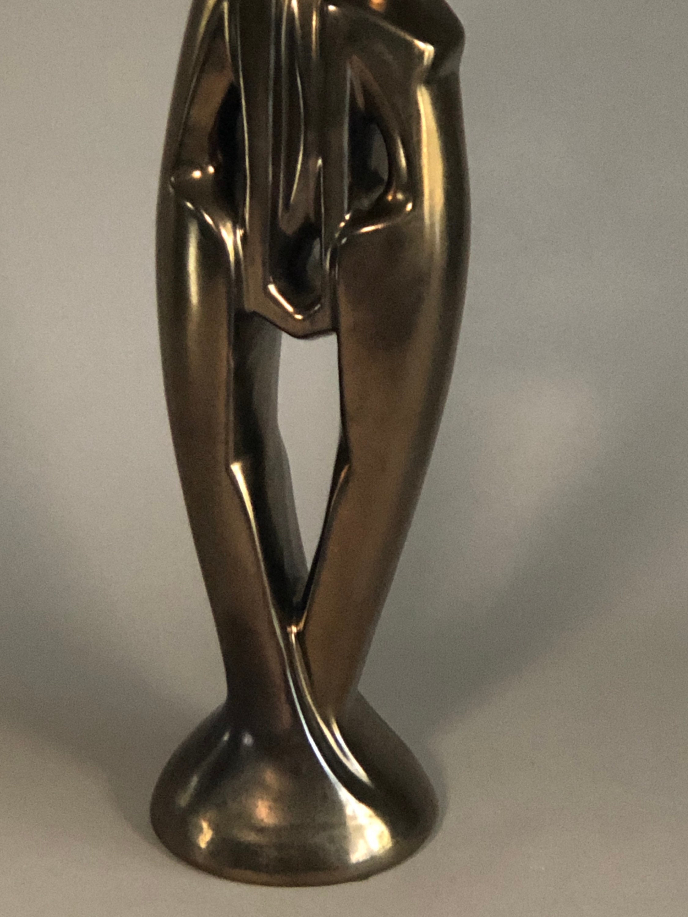 Vintage MCM Haeger Large 20 Couple Statue in Rare Bronze - Etsy