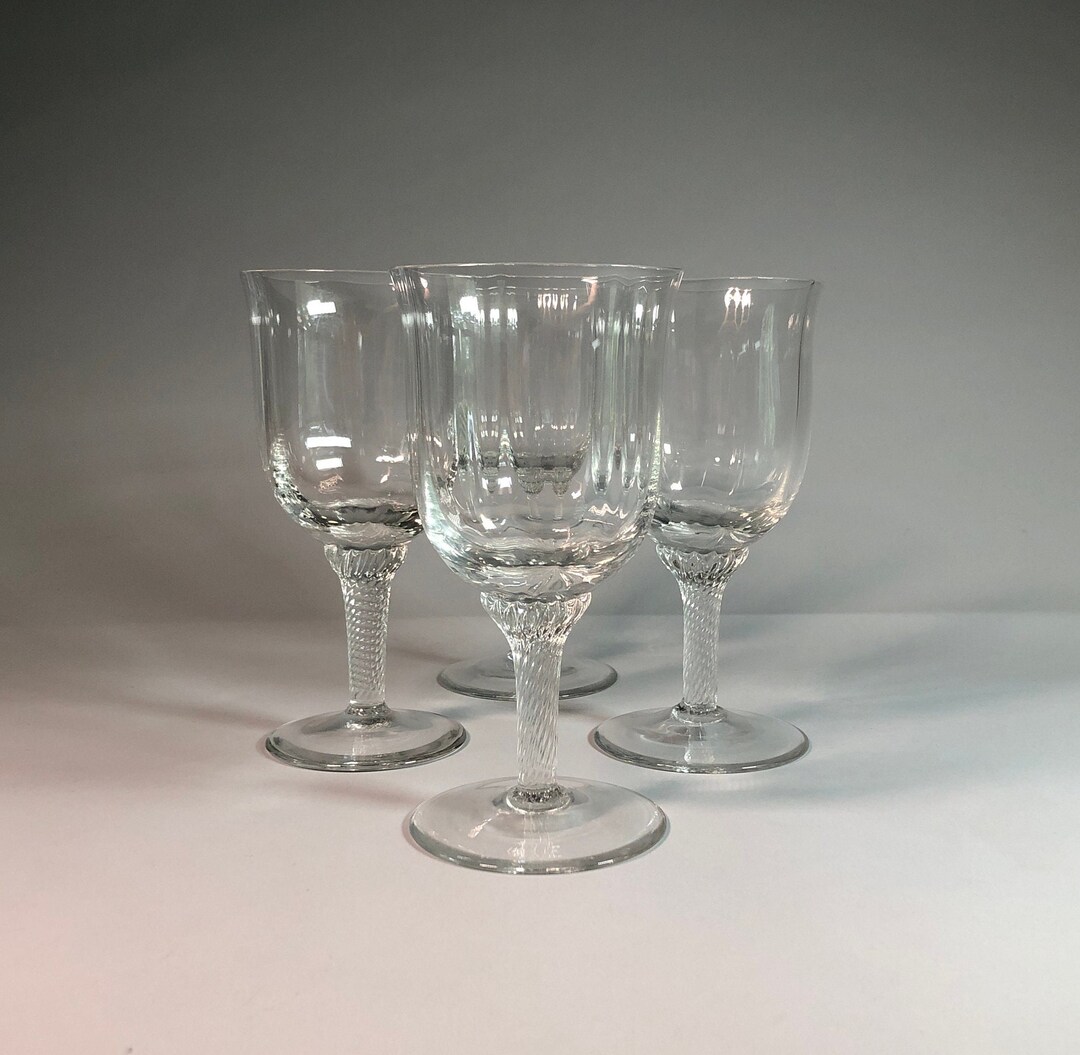 Set of 4 Gorham Crystal OCTETTE, Vintage Wine Glasses. Mid Century (70 ...