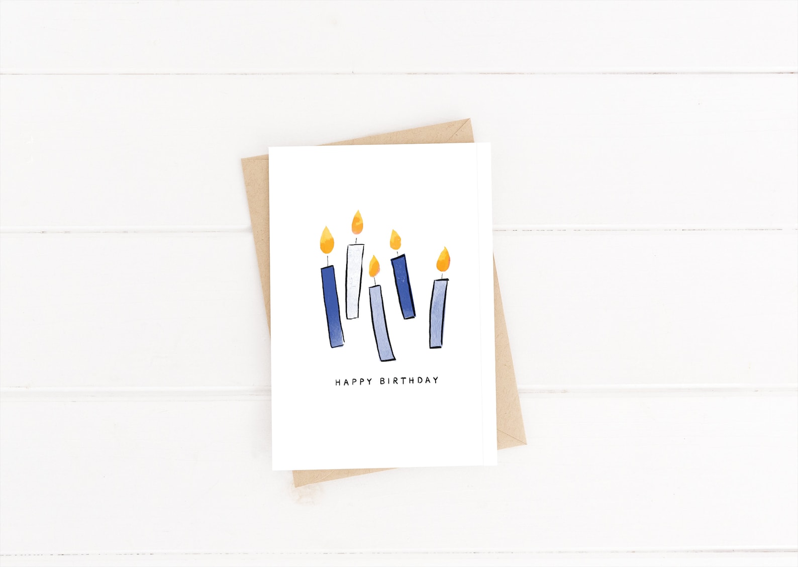 Printable Blue Birthday Card Pack // Birthday Cards // 5x7 Cards ...