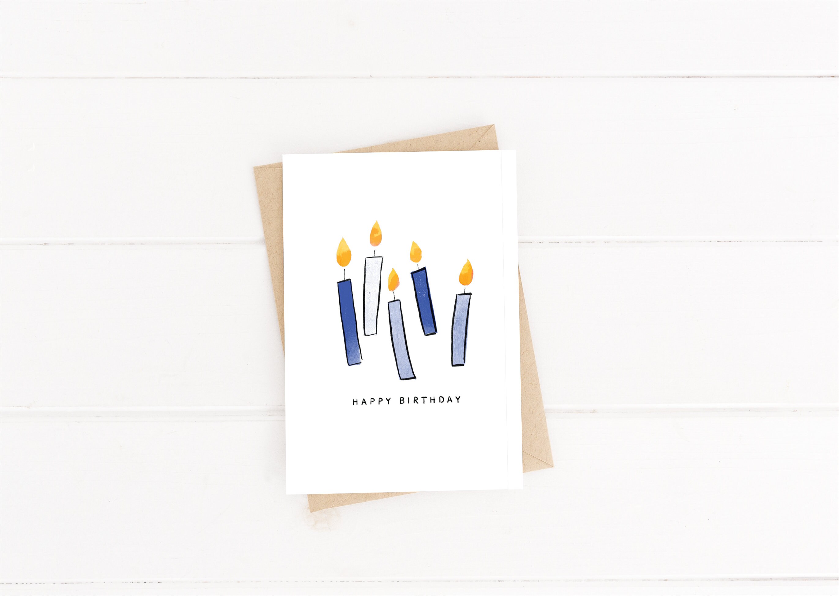 Printable Blue Birthday Card Pack // Birthday Cards // 5x7 Cards ...