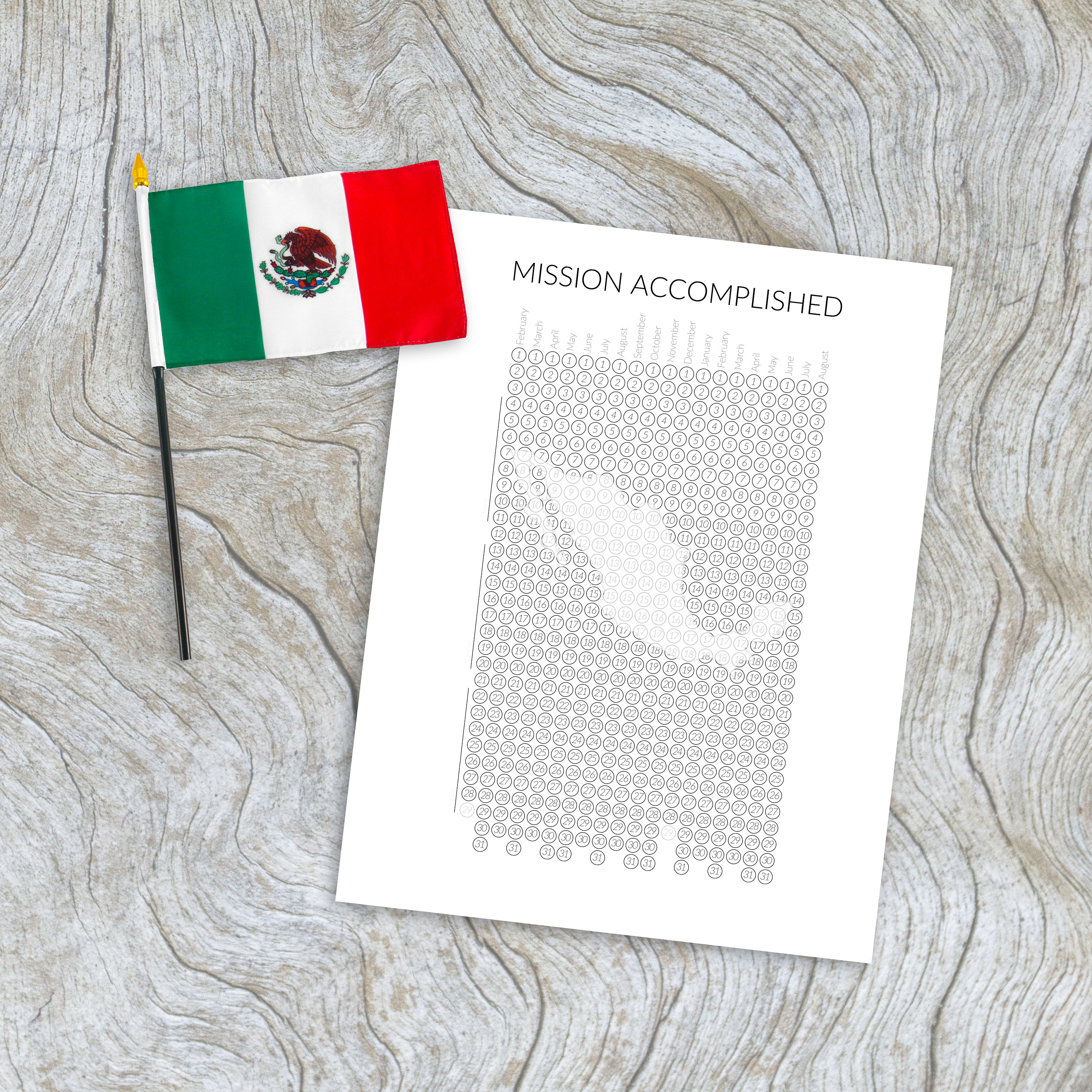 Mexico Missionary Countdown Sisters Countdown Chart Etsy España