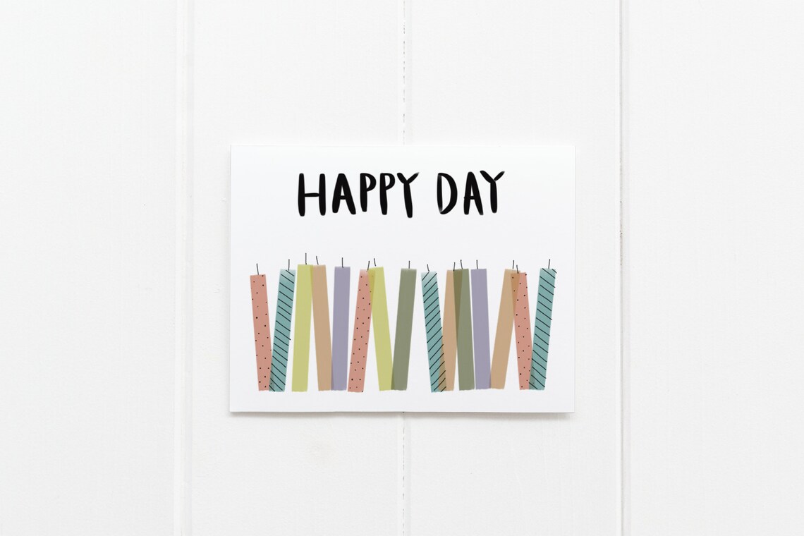 Printable Pastel Birthday Card Pack // Birthday Cards // A2 Cards ...