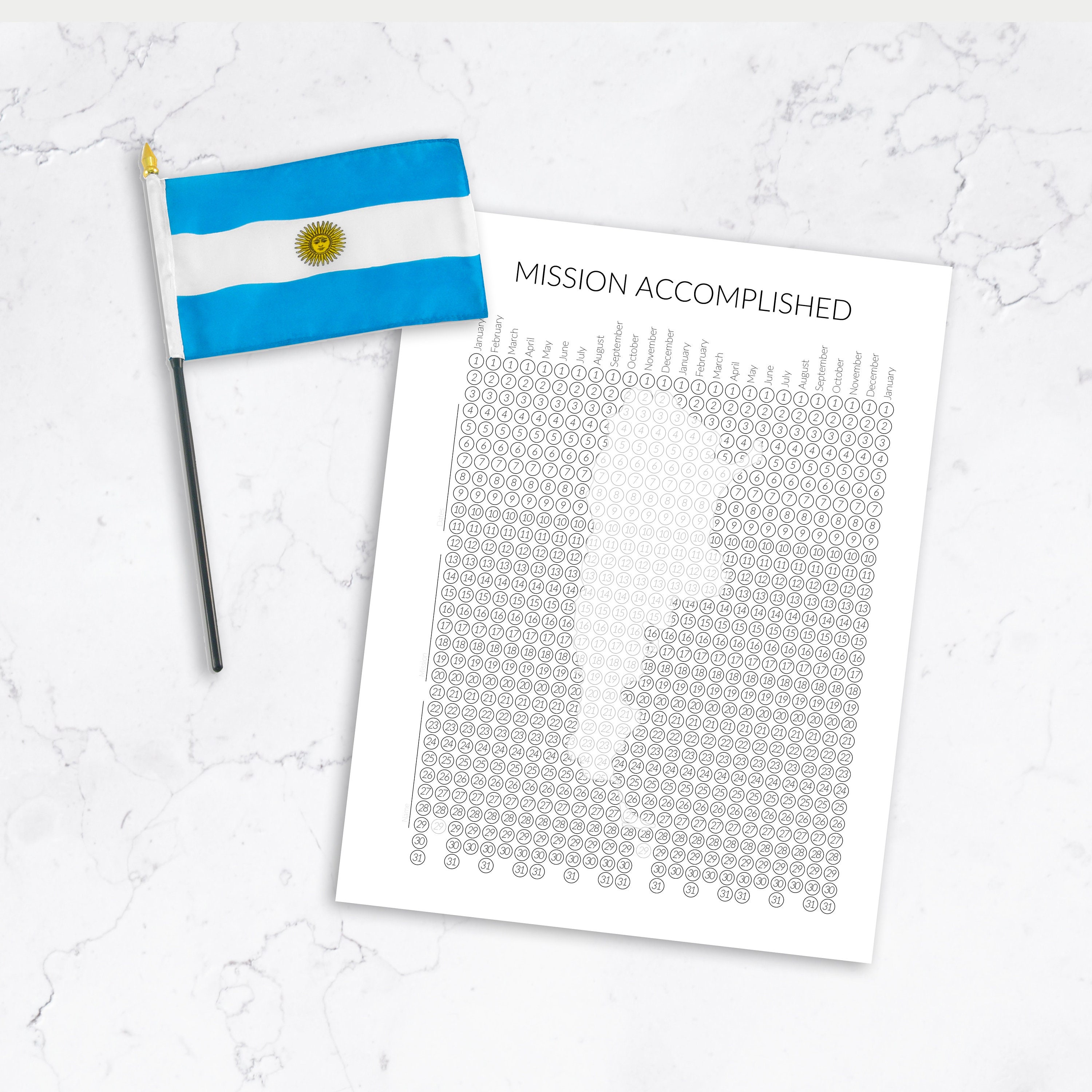 Custom Missionary Countdown Chart - Etsy