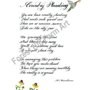 Digital Download Country Plumbing Wall Art - Etsy