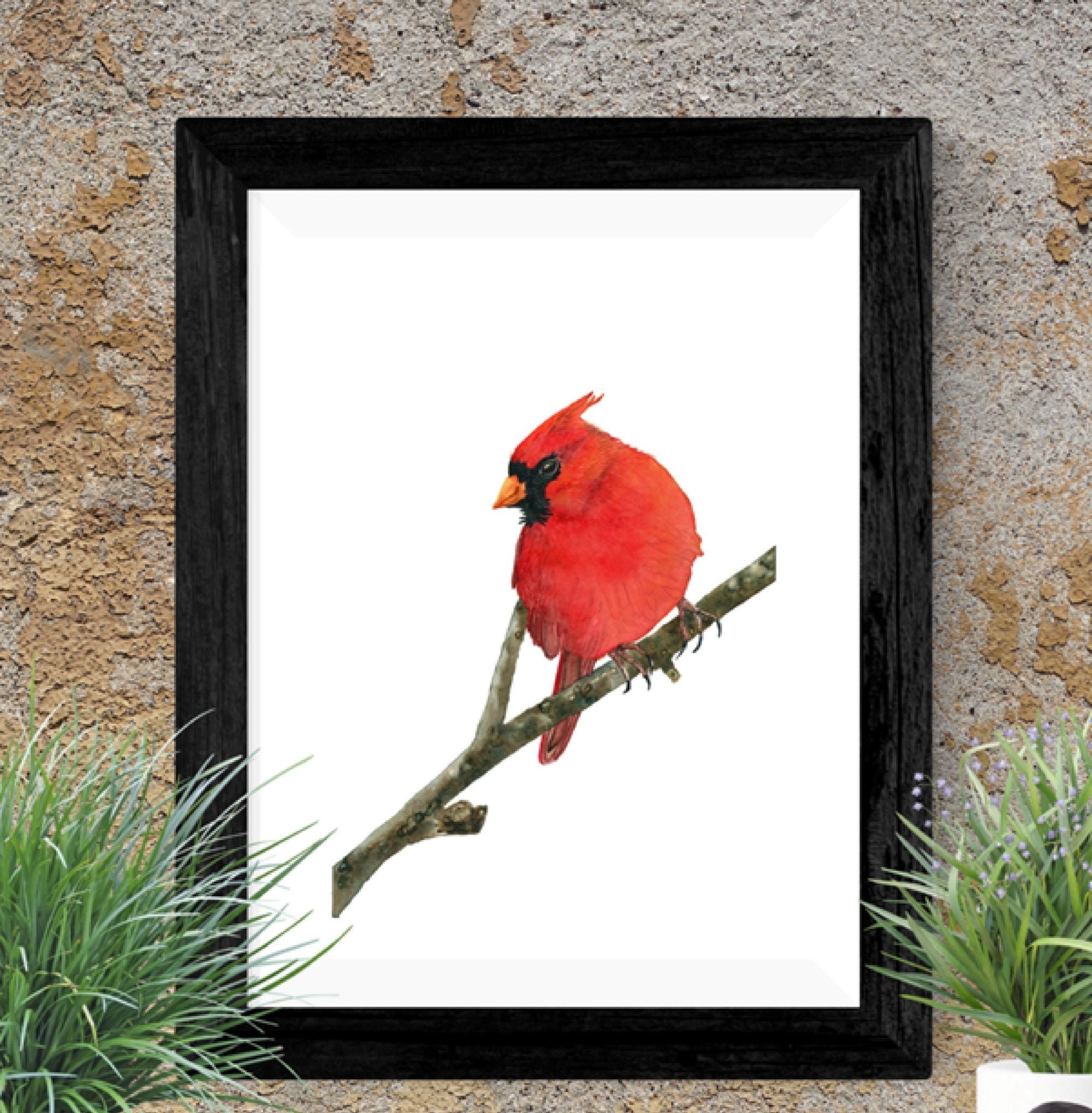 Red Cardinal Print - Etsy