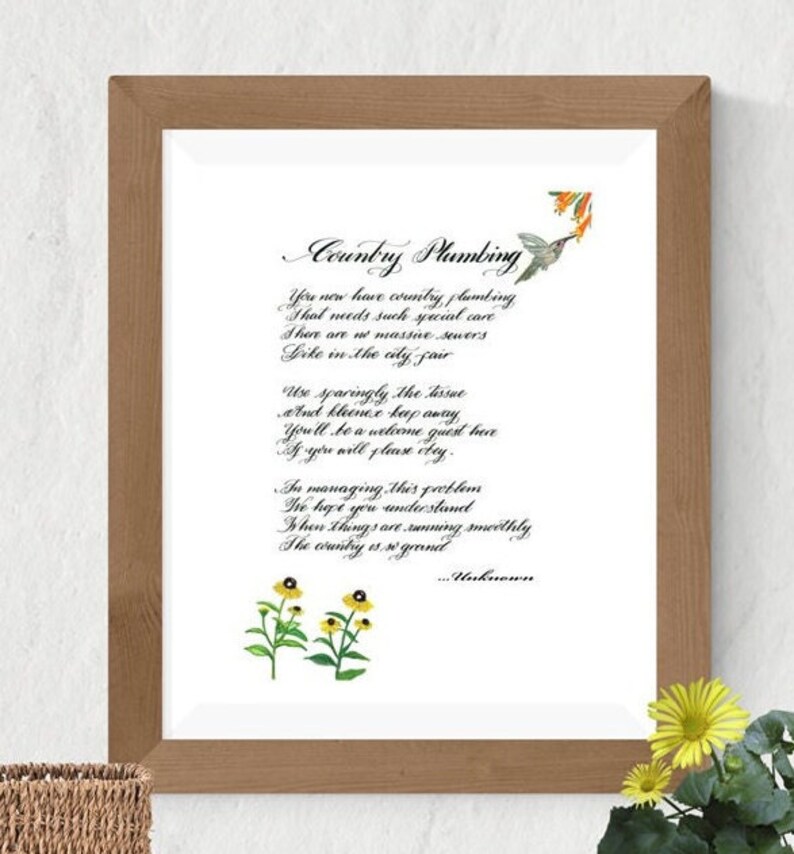Digital Download Country Plumbing Wall Art - Etsy