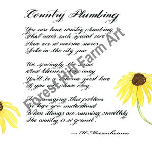 Digital Download Country Plumbing Sign - Etsy