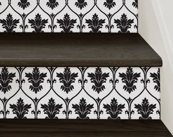 Fern Pattern Pink Stair Riser Decals - Etsy