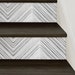 Chevron Lines Stair Riser Decals - Etsy