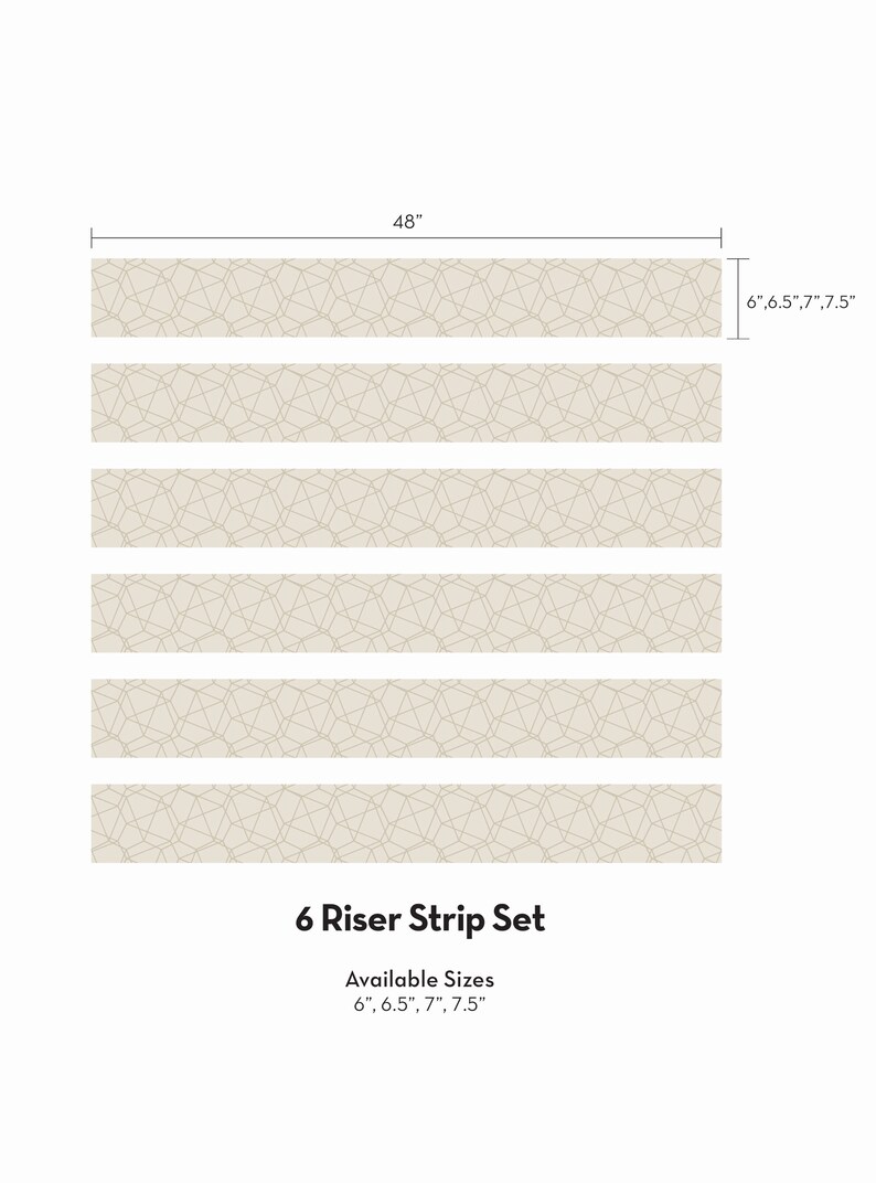 Modern Wire Mesh Beige Stair Riser Wallpaper - Etsy