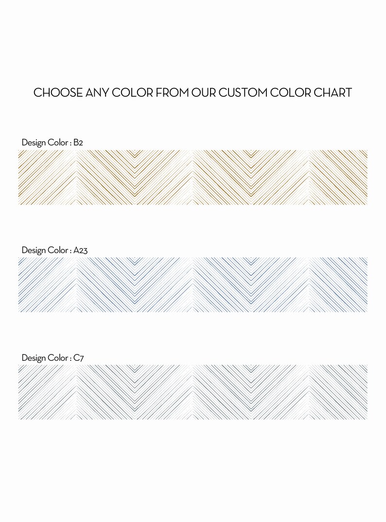 Chevron Lines Stair Riser Decals - Etsy