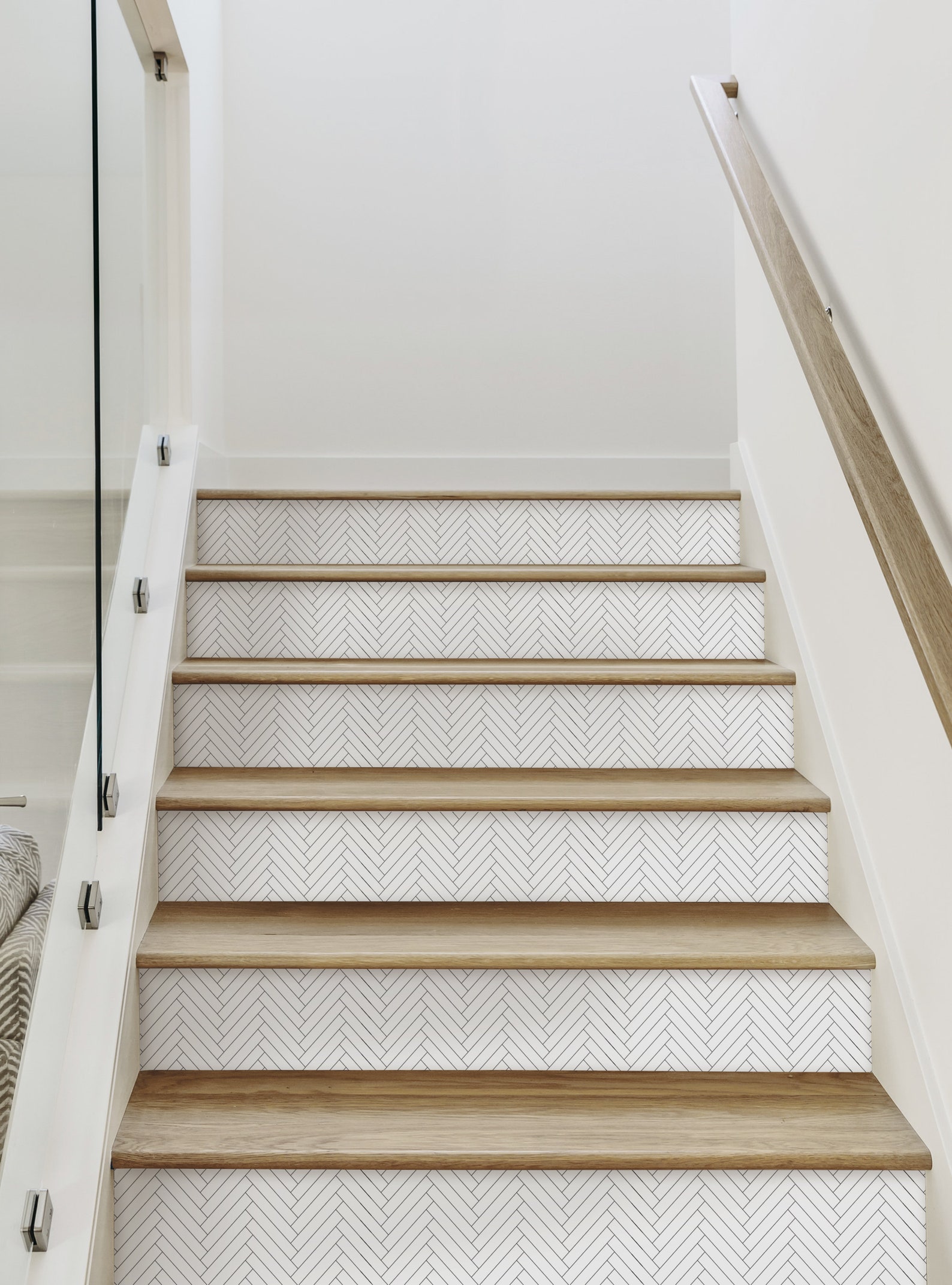 Herringbone Tile, Stair Riser Decals - Etsy
