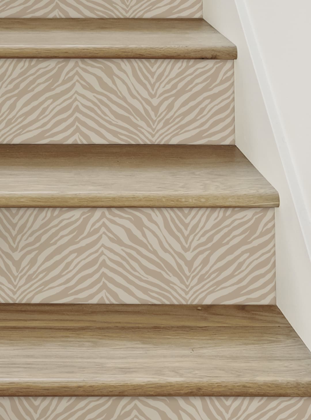 Zebra Print, Khaki, Stair Riser Decals - Etsy