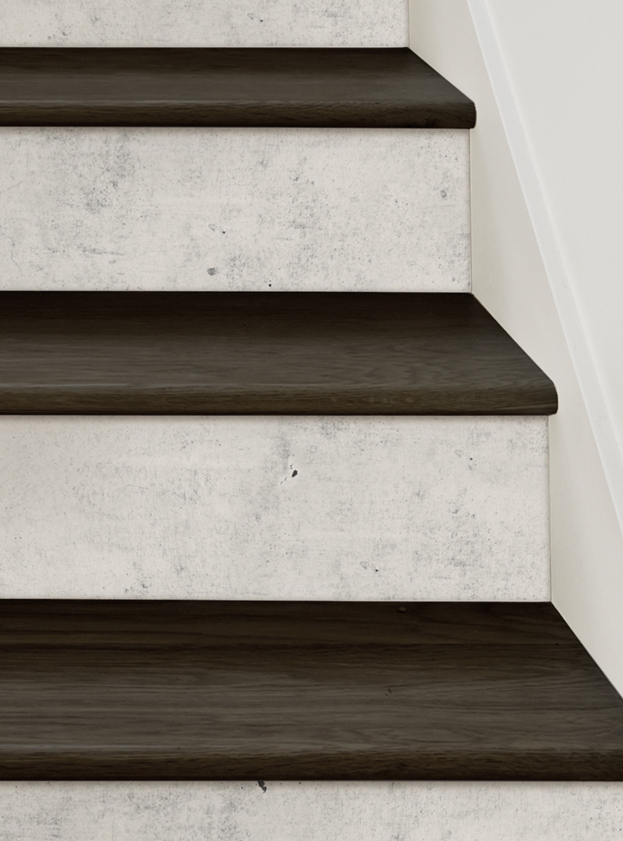 Cement Concrete Light Grey Stair Riser Wallpaper - Etsy
