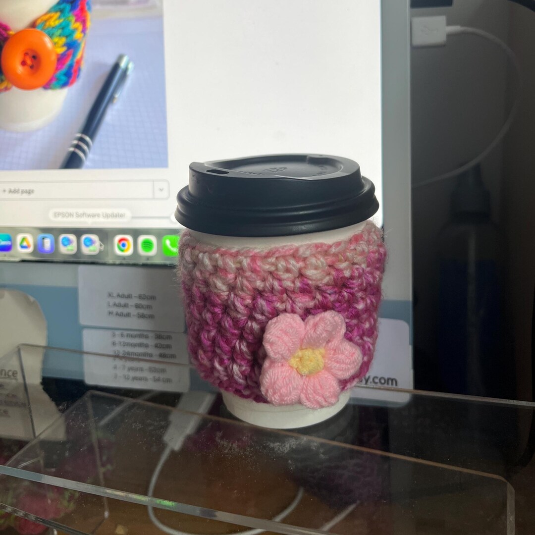 Cup Cosy, Mug Cosy, Cup Sleeve, Coffee Gift, Gift, Valentines Gift ...