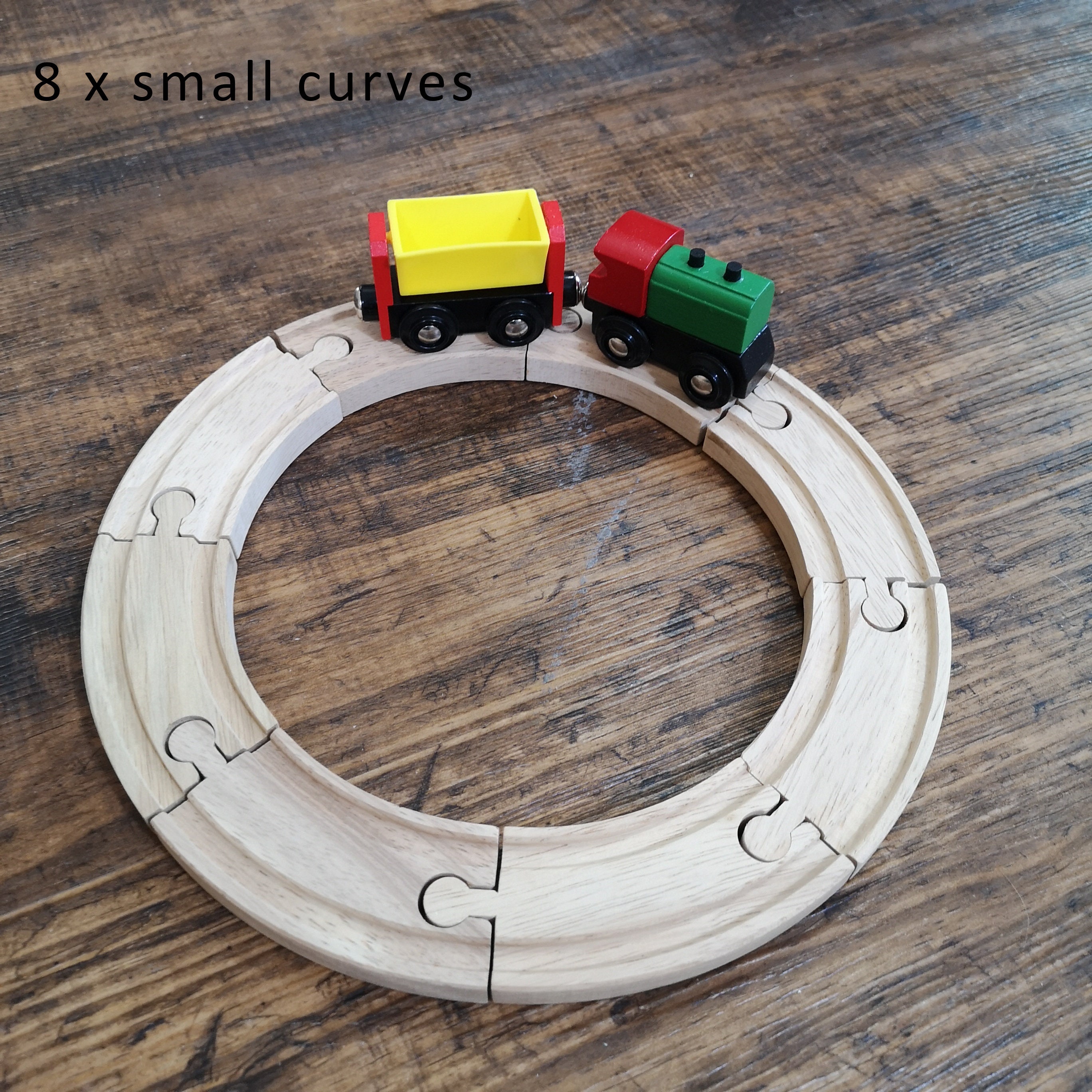 Wooden Train Track Expansion Kits Compatible All Major Brands Solid ...