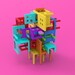 3D Printable Puzzled Chair Stacking Game: Rubik's Cube Inspired (STL ...