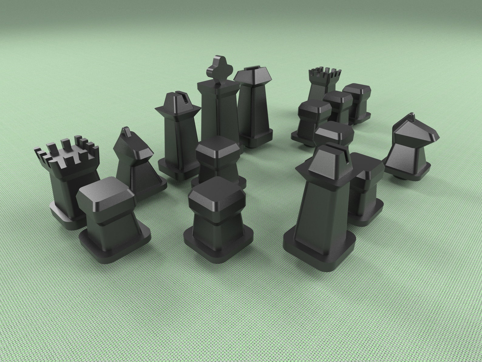 Braille Chess Set STL File: Tactile Design for Visually Impaired ...