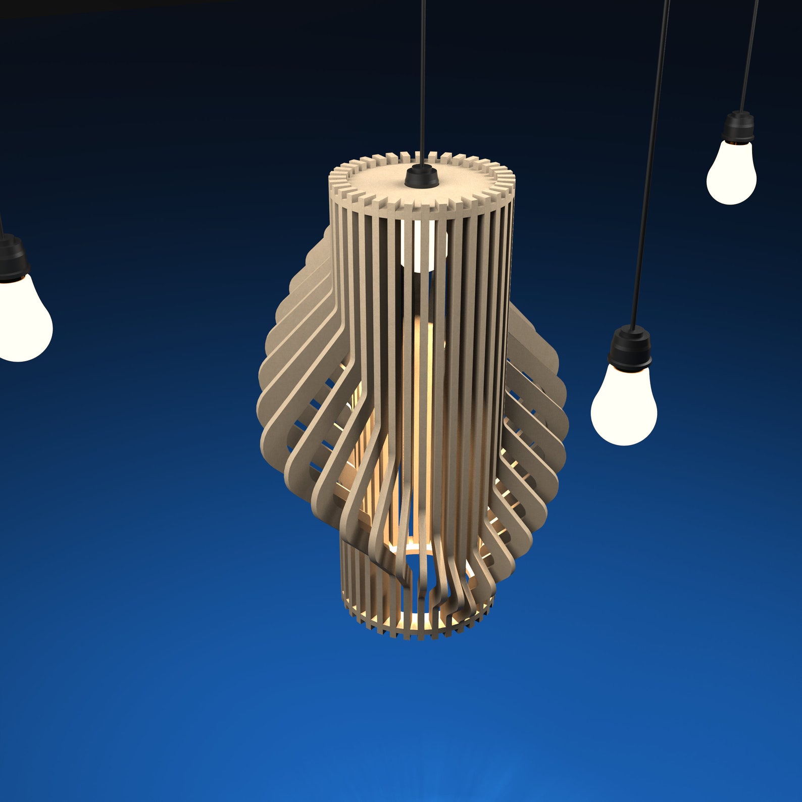 Hanging Pendant Lights, Ceiling Lamp DXF FILES for CNC or Laser Machine ...
